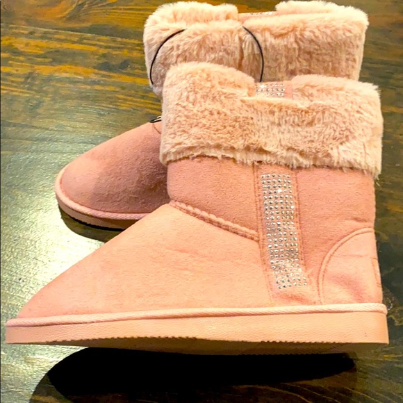 bebe | Shoes | New Bebe Girls Faux Fur Lined Pink Boots | Poshmark